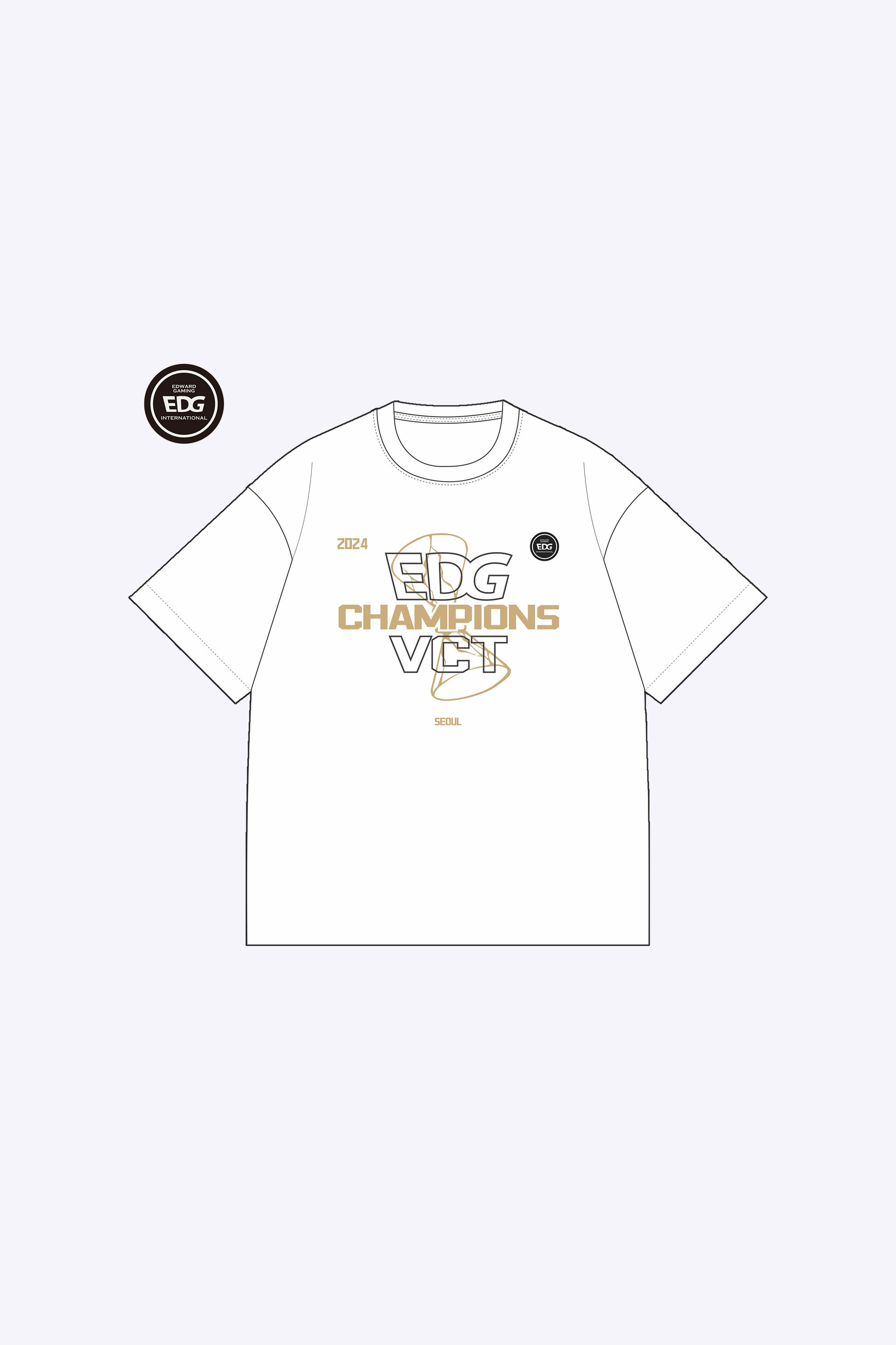 2024 VALORANT Champions Tour Seoul - Champions Edition T-Shirt / EDG / T-shirt｜A.W PRODUCTIONS (AWP)